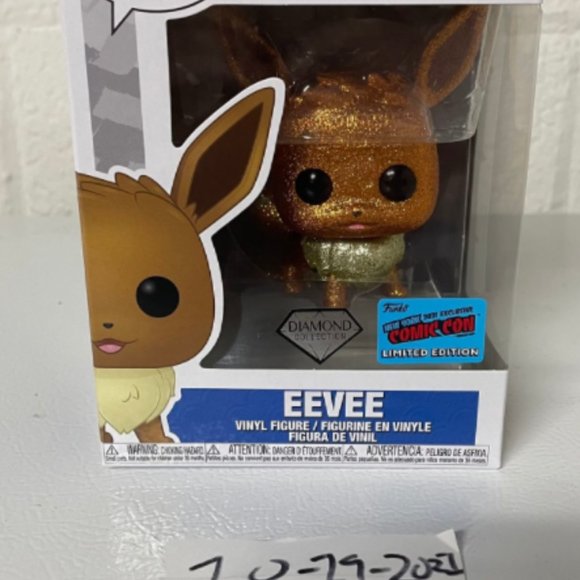 Toys | Funko Pokemon Eevee Diamond Collection 626 Nycc 221 Virtual Con ...